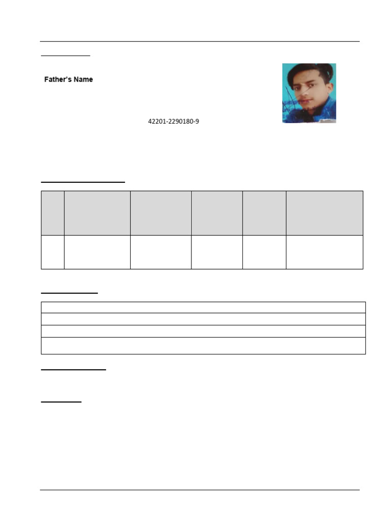 CV Usama | PDF