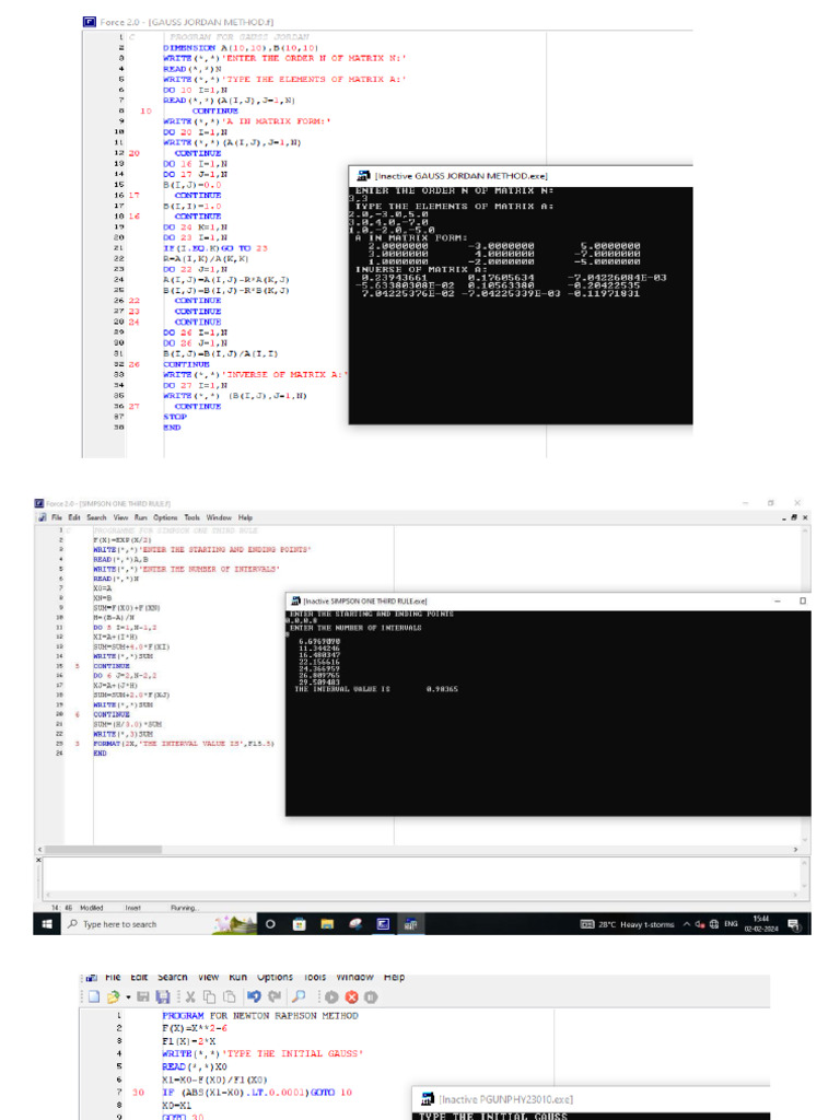 f12 2 Fortran Program | PDF