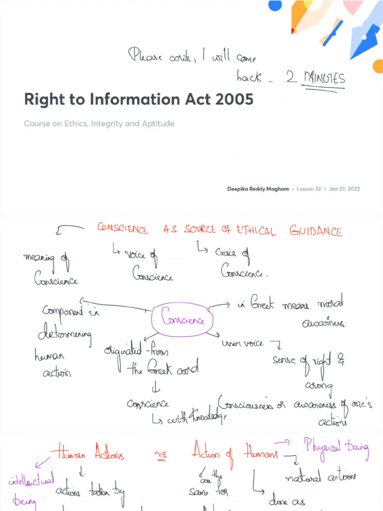 Right To Information Act 2005 | PDF