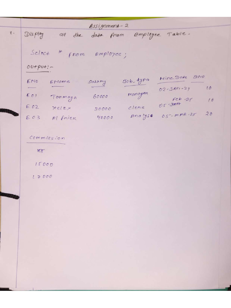 Assignment 2 DBMS | PDF