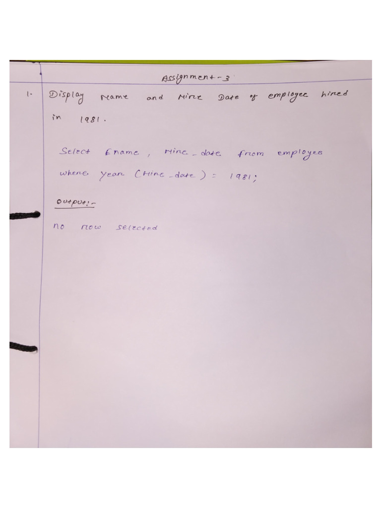 Assignment 3 Dbms Pdf