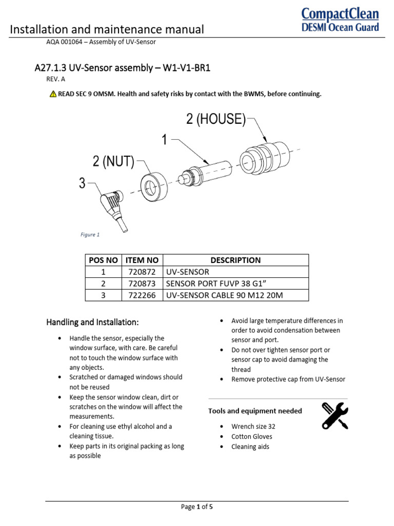 UV-Sensor Assembly Instructions | PDF