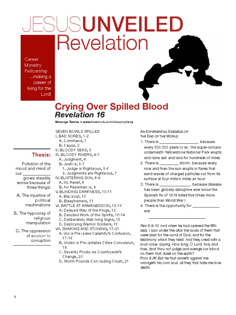 Rev #12 Rev 16 Handout 041512 | PDF | Last Judgment | Religious Belief ...