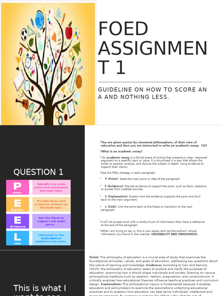 Foed Assignment Final | PDF | Philosophy Of Education | Critical Thinking