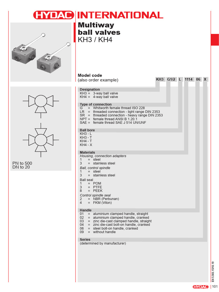 Hydac PRD - DOC - PRO - 5503-00001 - SEN - AIN - V16 | PDF | Mechanical ...