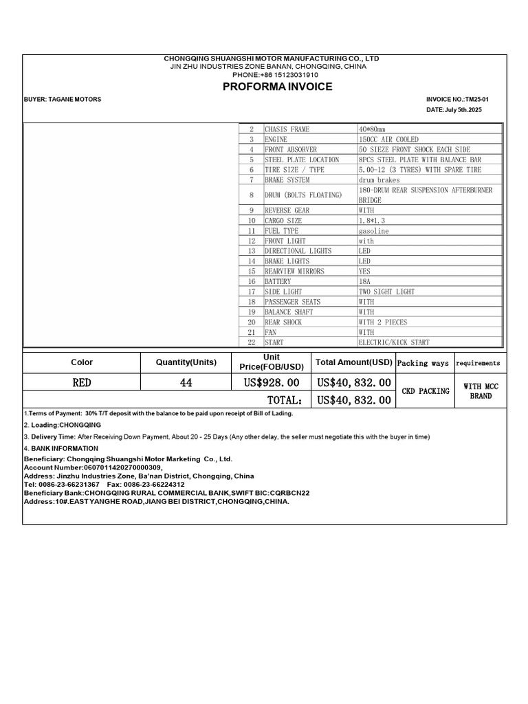 Tagane Motors - 250705 - 221446 | PDF