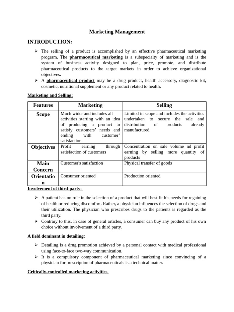 Marketing Final Syllabus | PDF | Pharmacy | Marketing