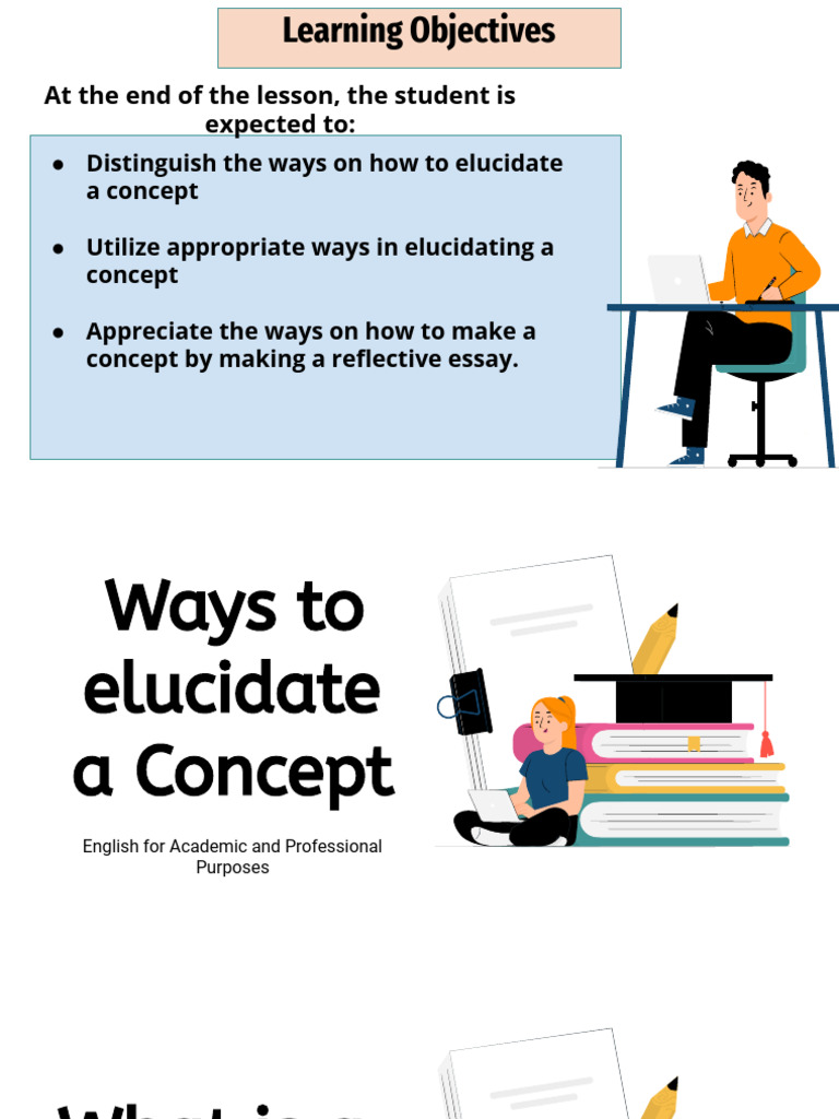 Elucidating Concepts in Academic Writing | PDF | Methodology | Definition