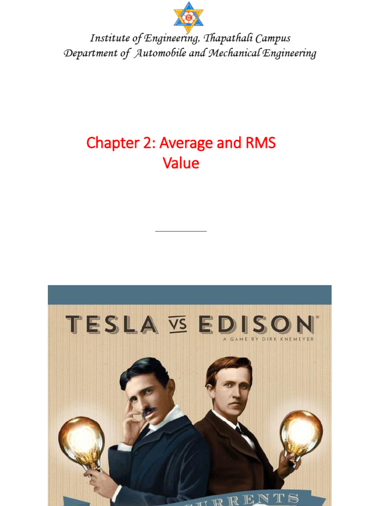 Chapter 2 - Average and RMS Value DBR | PDF | Root Mean Square | Amplitude