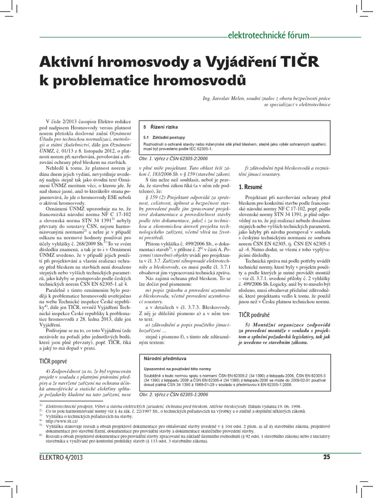 Aktivni Hromosvody TICR | PDF