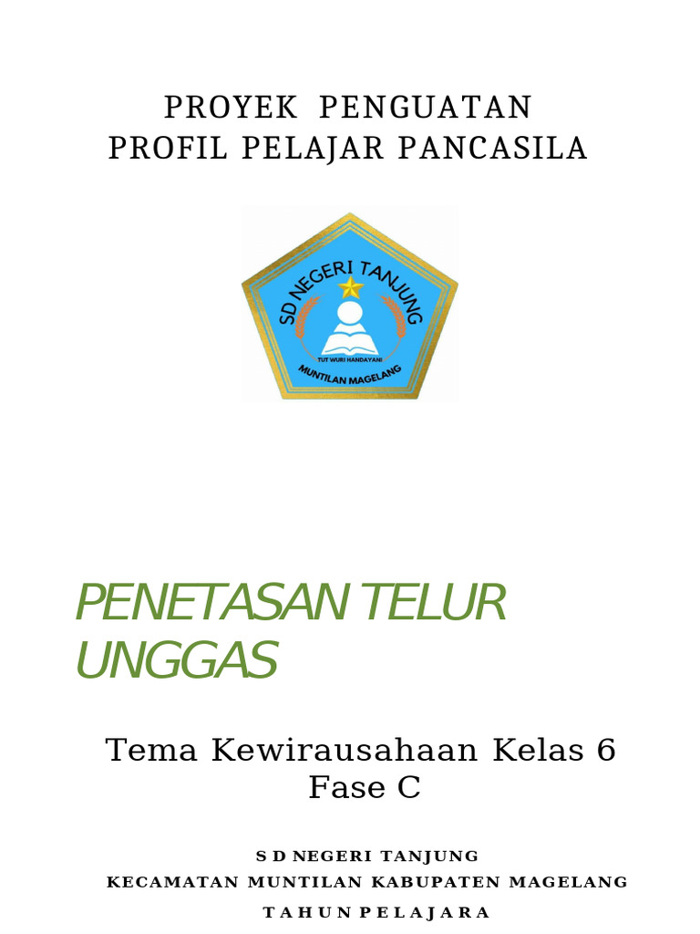 Modul Projek - OLMAS DARI KEBUN SEKOLAH - Fase B | PDF