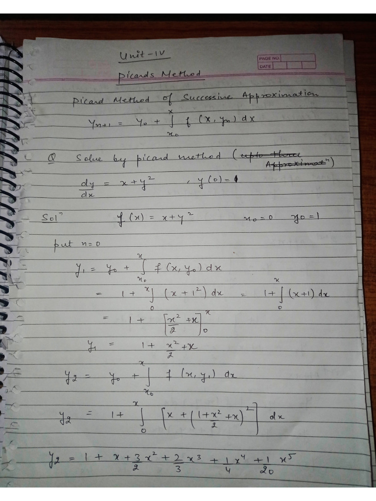 Picard 'S Method | PDF