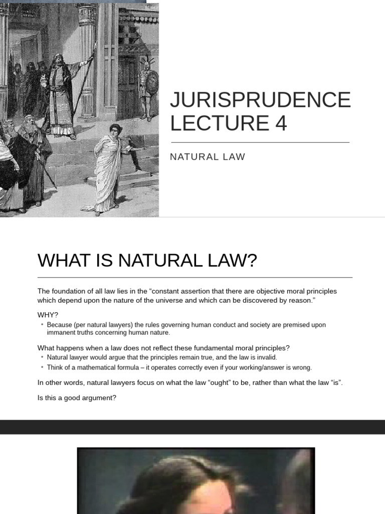 Jurisprudence Natural Law | PDF | Natural Law | Thomas Aquinas
