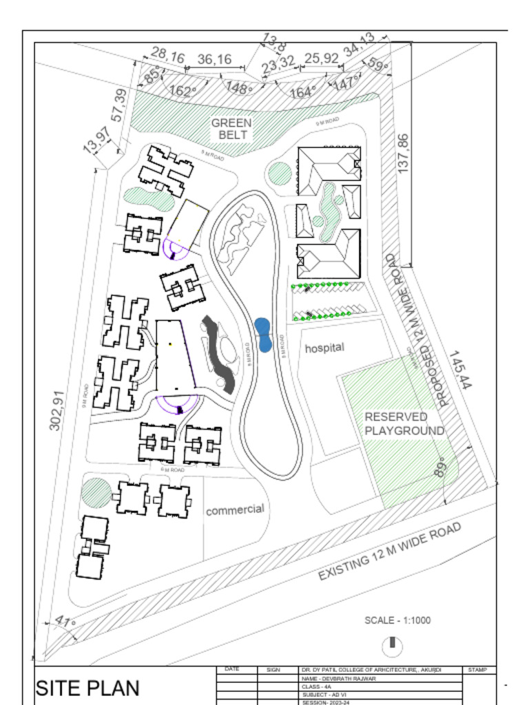P 1.0 Site Plan | PDF