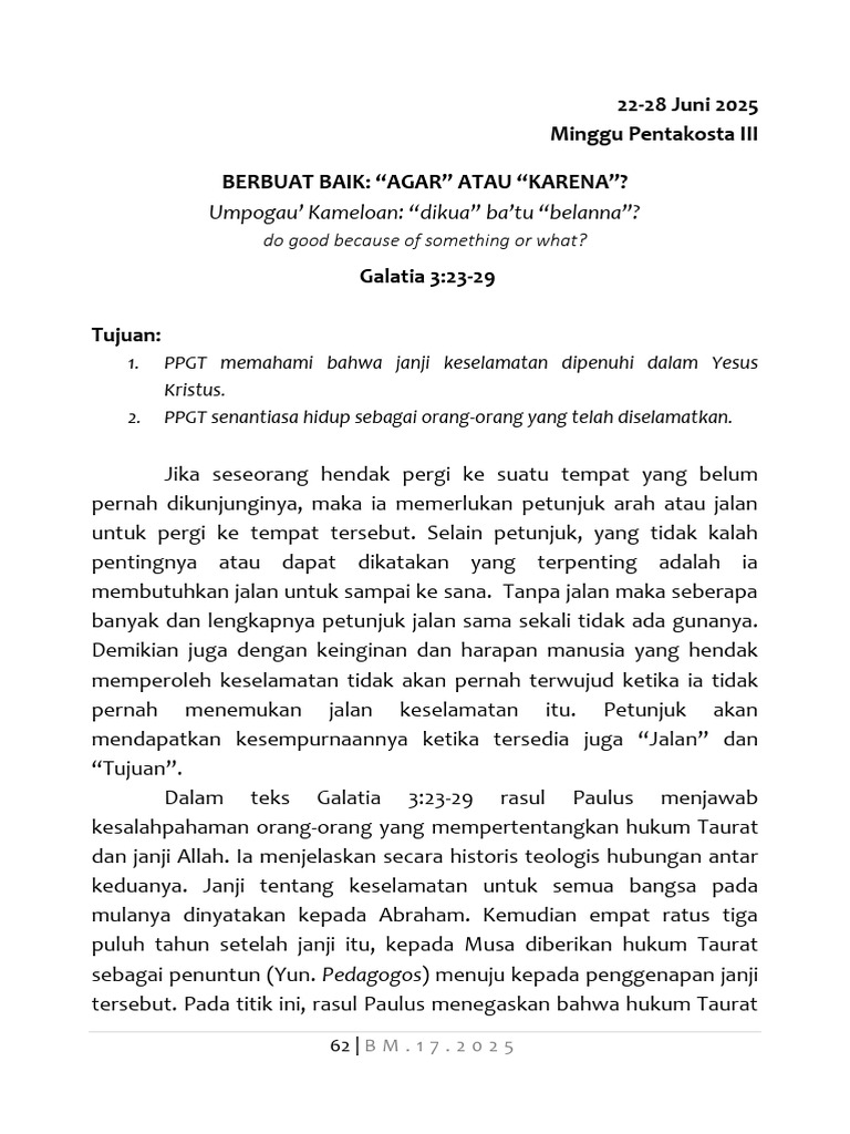 Bina Muda 28 Juni 2025 | PDF