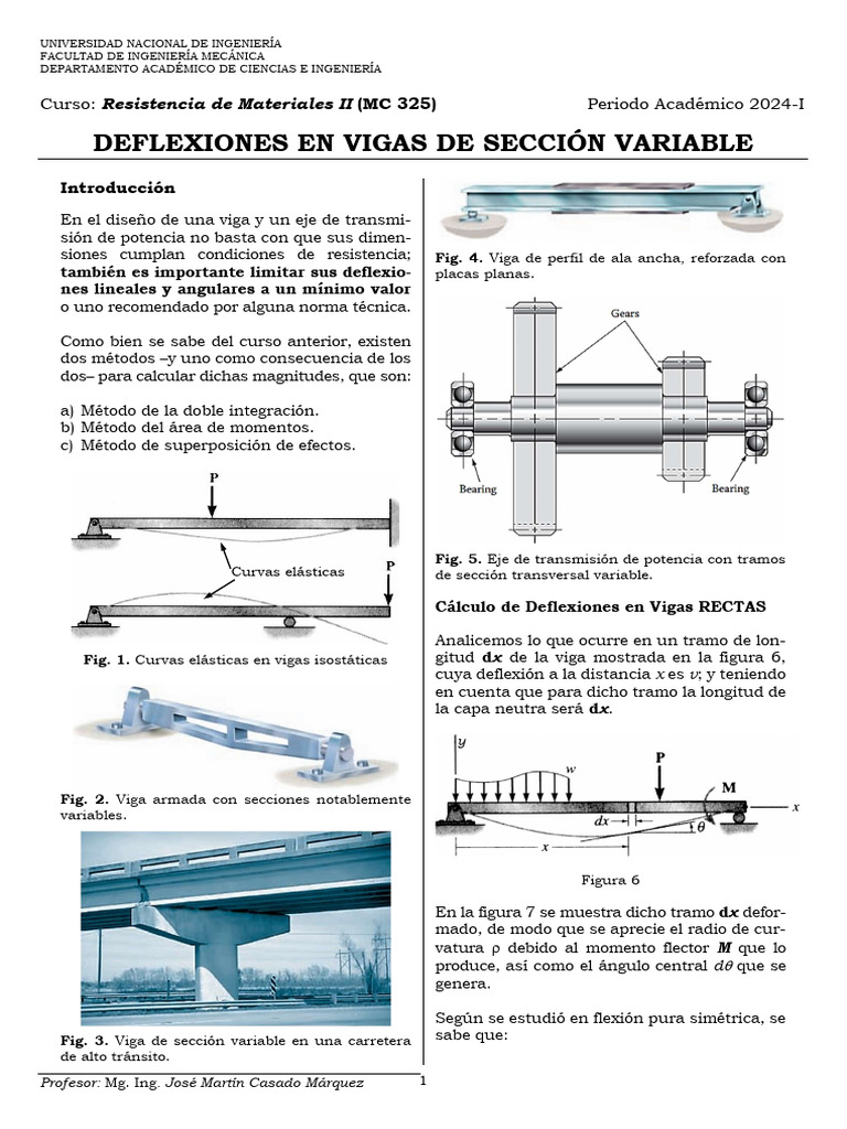 Vigas de Seccion Variable | PDF | Viga (Estructura) | Doblar