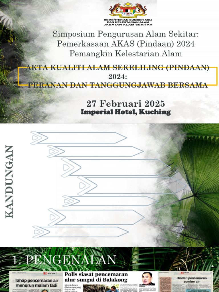1.en Ahmad Saiful - TaklimatSeminarSarawak-27022025Latest New | PDF