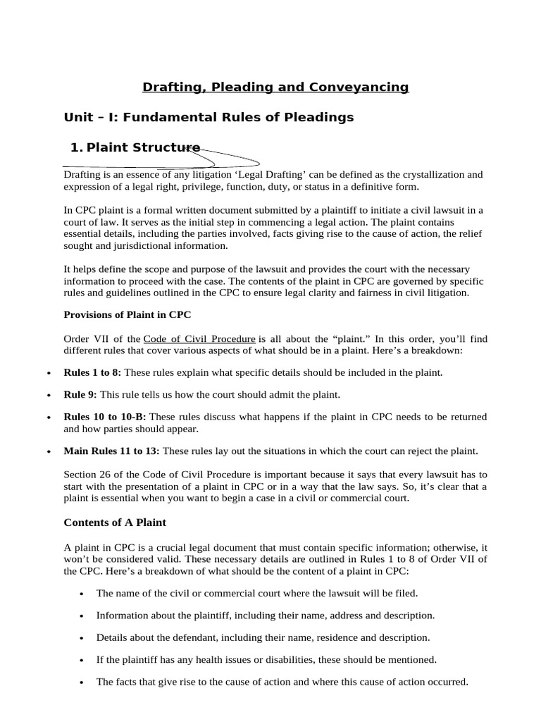 Drafting Note | PDF | Injunction | Lawsuit