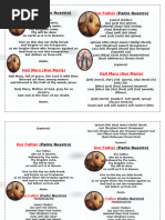 Our Father Prayer in Multiple Languages | PDF | Lord's Prayer ...