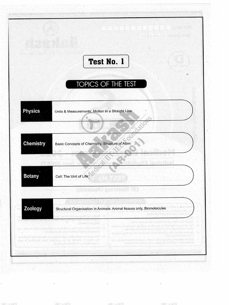 AIATS-01 QP (Tym) | PDF