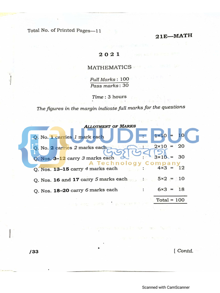 Mathematics 2021 | PDF