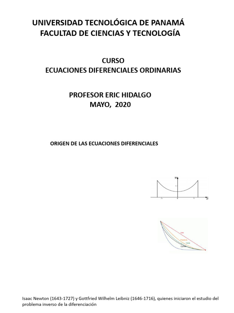 Módulo 1 - Conceptos Basicos de Las Ed | PDF | Ecuaciones | Ecuaciones diferenciales