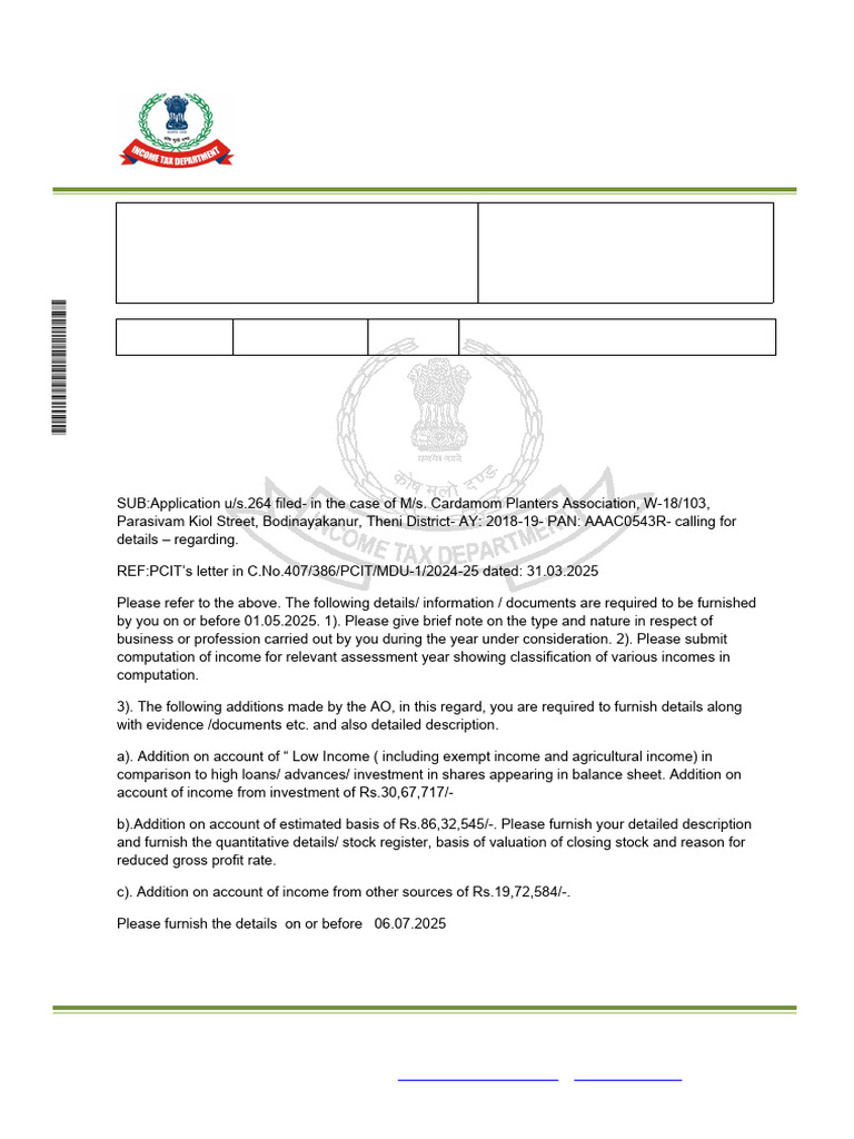2025 - COM - AAAAC0543R - Issue Letter - 1078131194 (1) - 02072025 ...