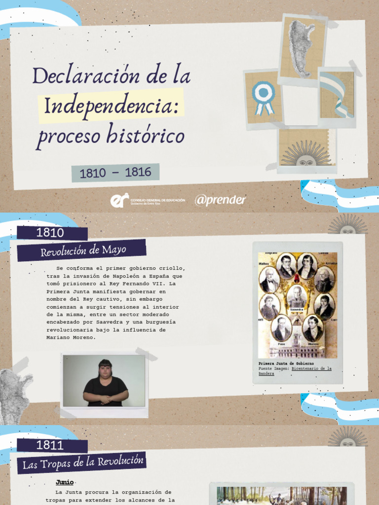 Declaracion de La Independencia Proceso Historico 1 | PDF | Argentina