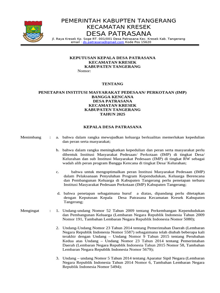 SK Imp Dan Sub 2025 Patrasana | PDF