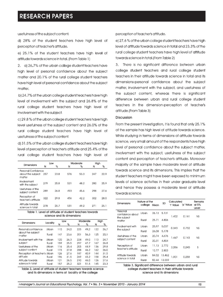 School Reserach Paper 3 | PDF