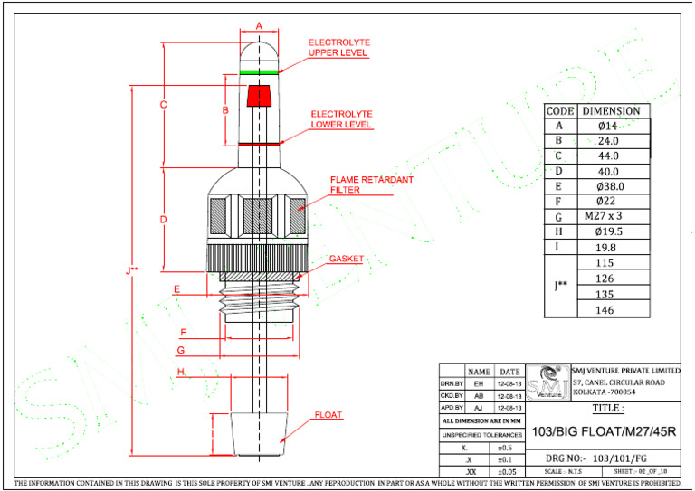 M27 Float Plug - Drawing | PDF