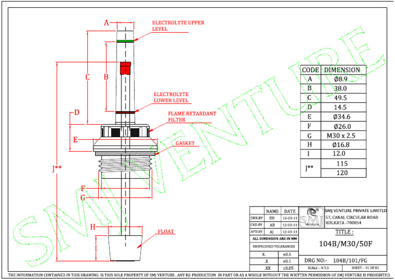M30 Small Float Plug - Drawing | PDF