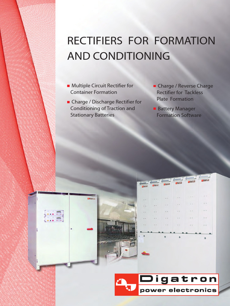 Digatron Produktblatt MCDR CDR en | PDF | Rectifier | Direct Current