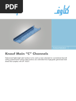 Knauf CW Profile Studs Technical Datasheet | PDF | Business