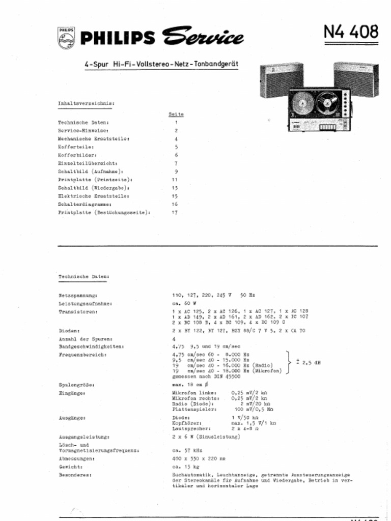 N4408 SM Philips en | PDF