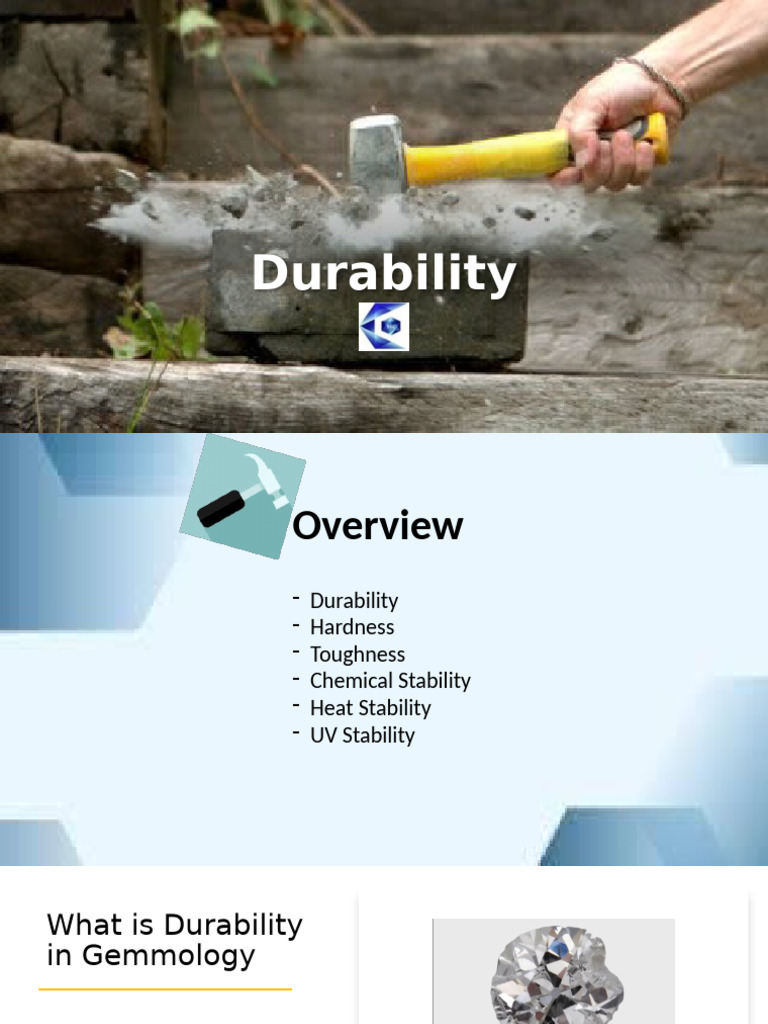 Durability | PDF | Gemstone | Diamond