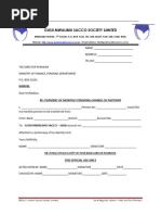 Sacco Share Transfer Form 2 | PDF