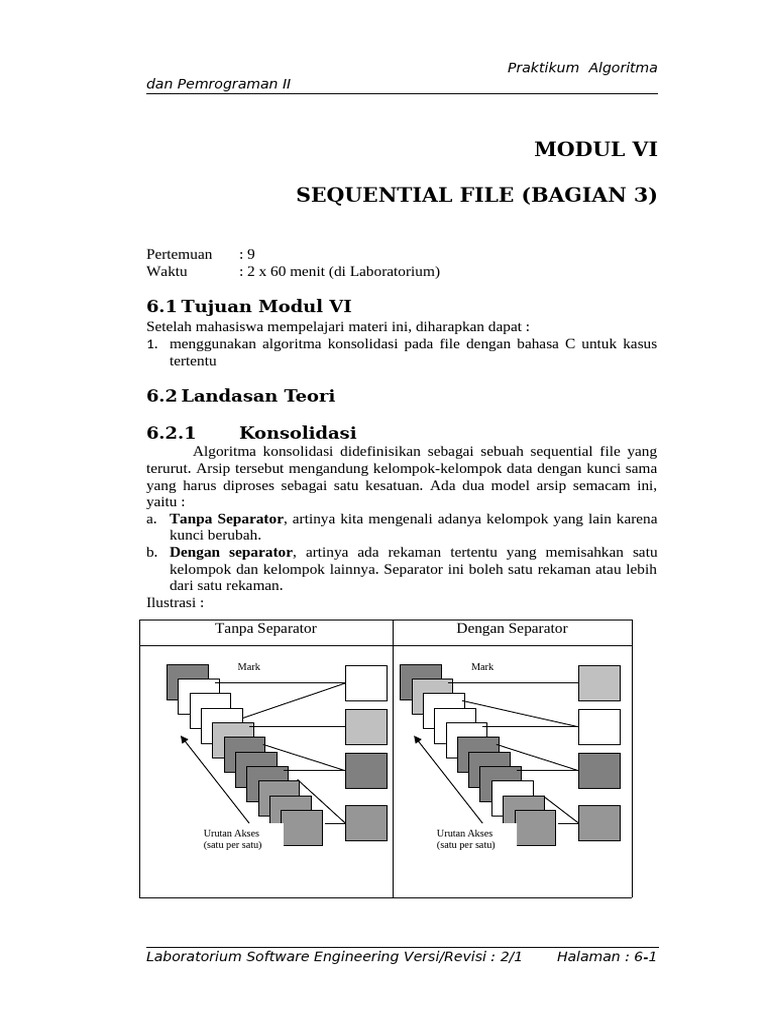 Modul 6 Alpro 2 - Sequential File 3 | PDF