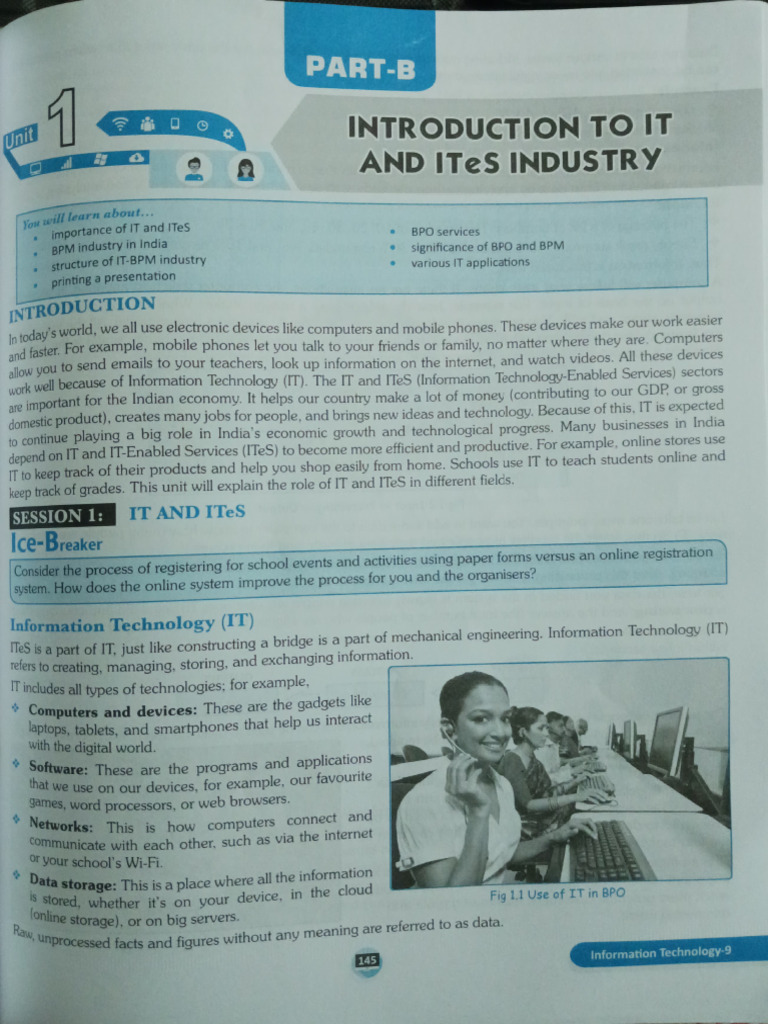 Introduction To IT and ITes Industry | PDF | Educational Technology ...
