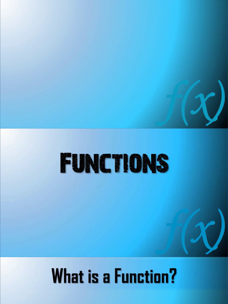 Functions 2 | PDF