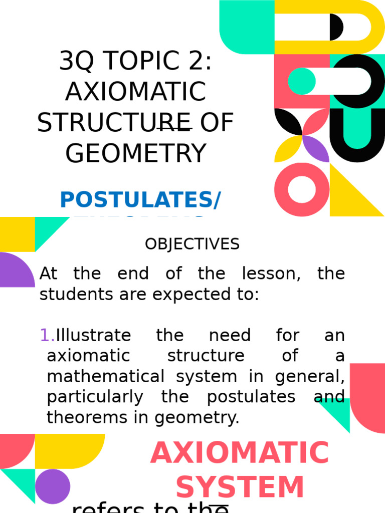 3Q W2 Mathematical System Postulates Theorems | PDF