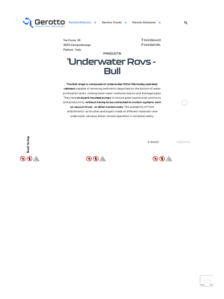 Underwater Rovs - Bull - Gerotto | PDF