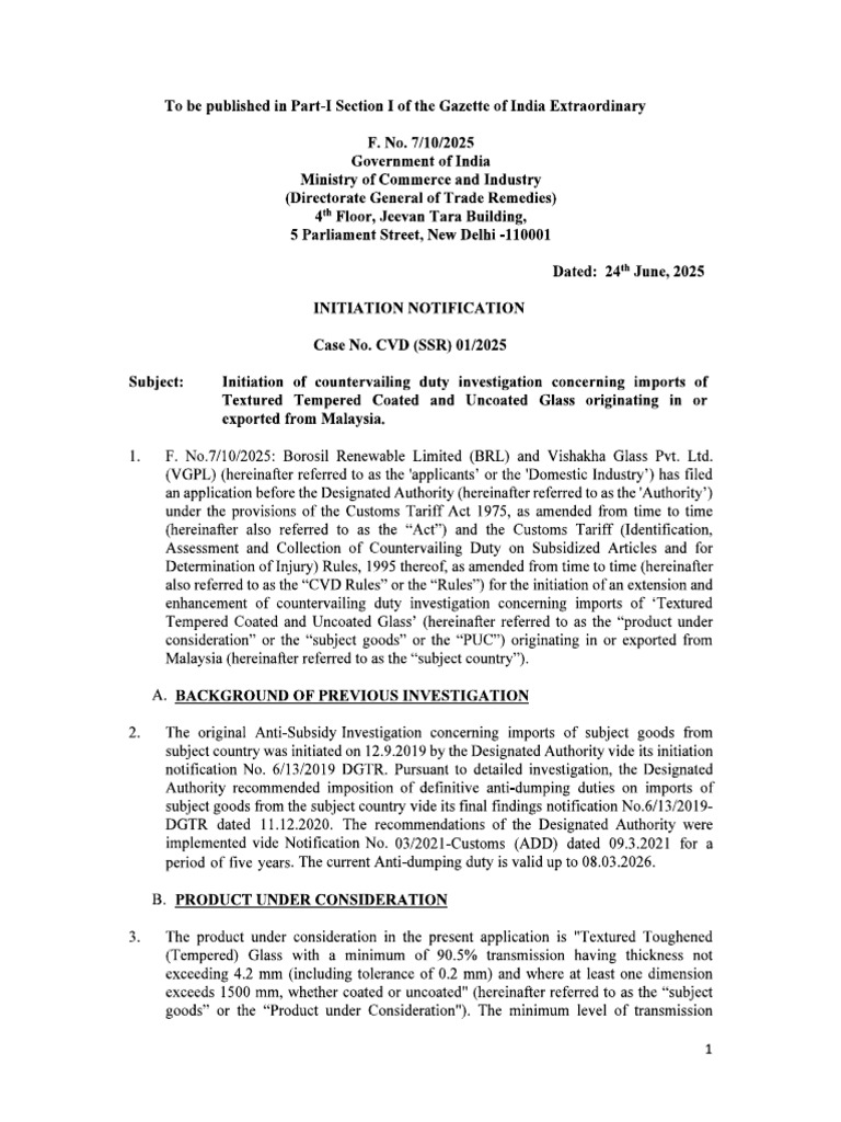 Initiation Notification | PDF