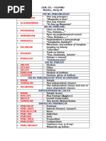 Pen Names of Filipino Protagonists | PDF