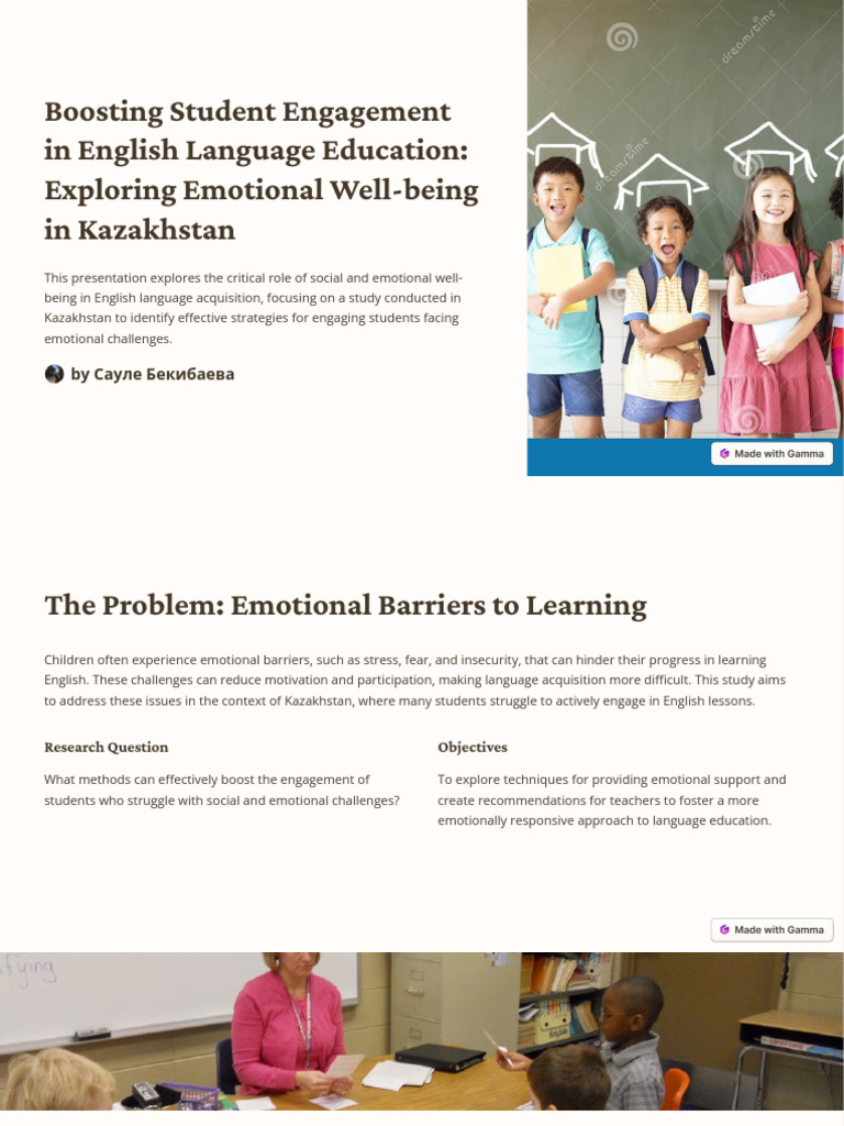 Boosting Student Engagement in English Language Education Exploring ...