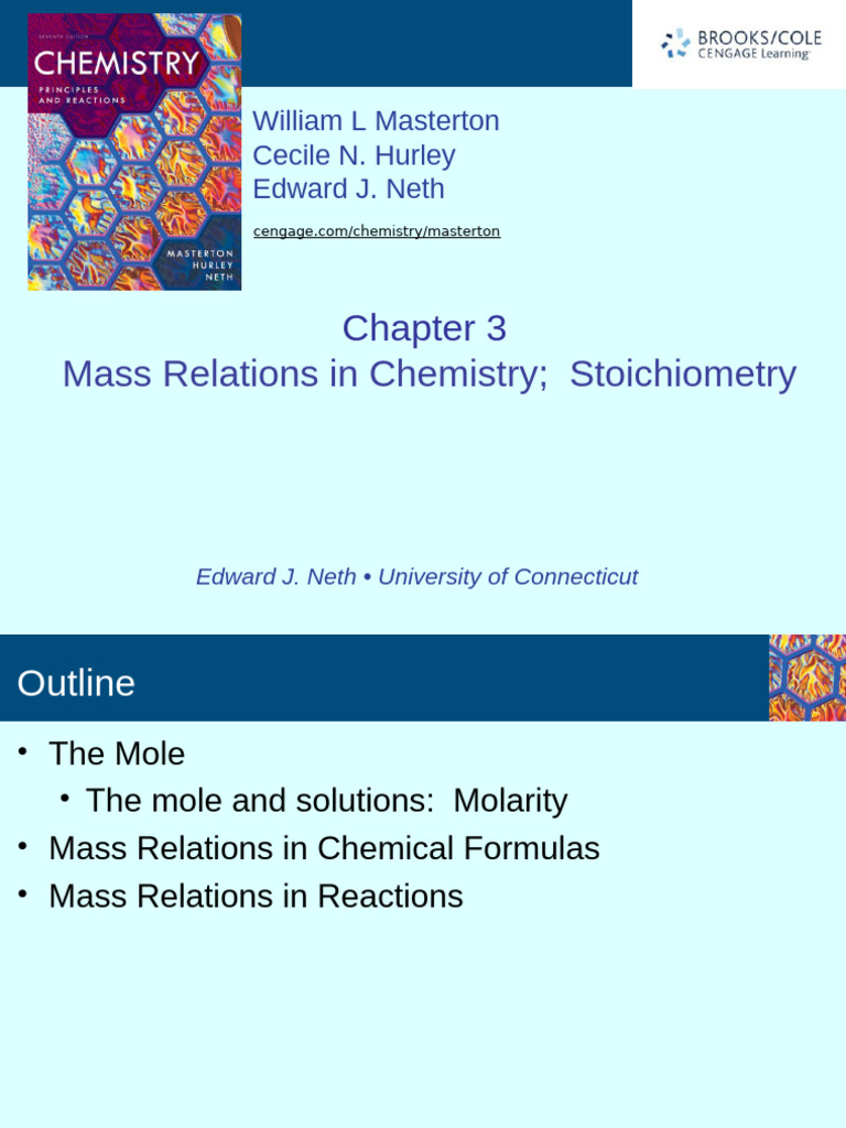 Chapter3 Stoichiometry | PDF | Mole (Unit) | Chemical Compounds
