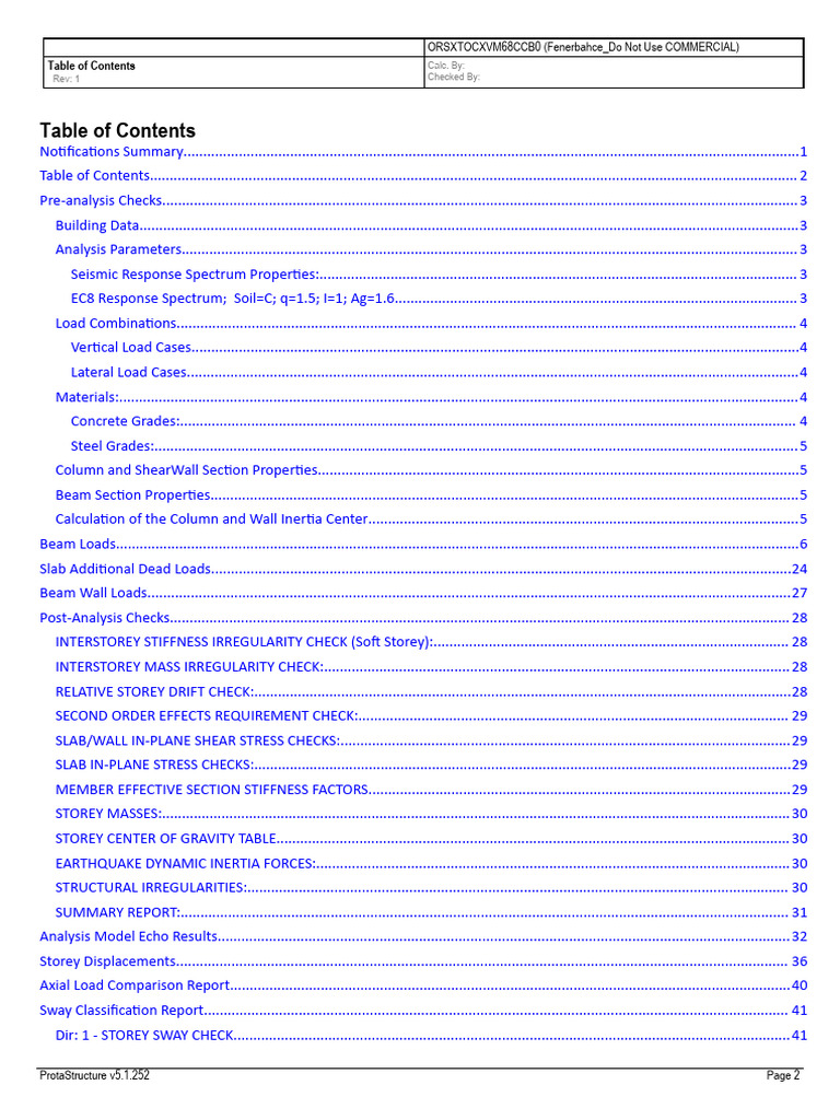 Comercial Building Report | PDF | Bending | Beam (Structure)