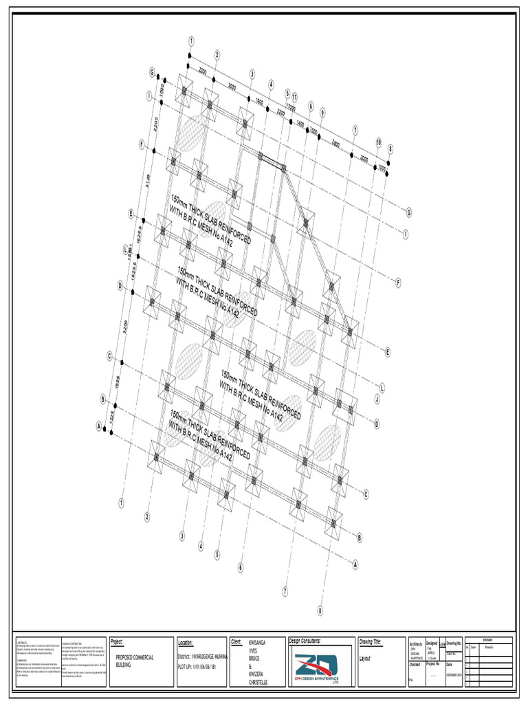Commercial Building Structural Drawings | PDF | Architectural Design ...