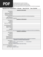 Fuel Requisition Form New | PDF
