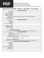 Fuel Requisition Form New | PDF